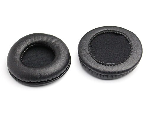 Replacement Earpads Leather Ear Cushions Spare Ear Pads Kit Fit Universal Diameter (60mm)