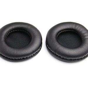 Replacement Earpads Leather Ear Cushions Spare Ear Pads Kit Fit Universal Diameter (60mm)