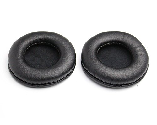 Replacement Earpads Leather Ear Cushions Spare Ear Pads Kit Fit Universal Diameter (60mm)