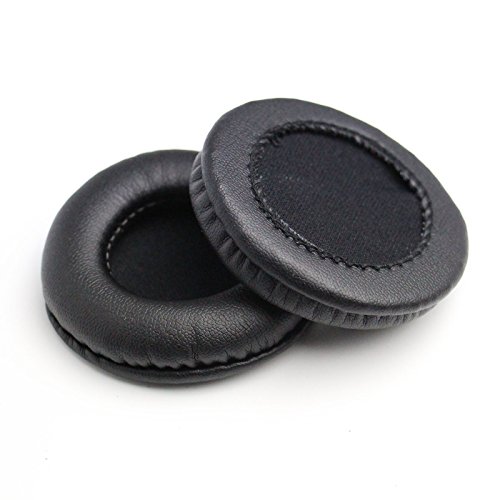 Replacement Earpads Leather Ear Cushions Spare Ear Pads Kit Fit Universal Diameter (60mm)