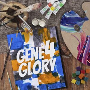 GENE4GLORY Canvas Panel 40 Pack - 8x10 Inch Artist Canvas Board for Painting