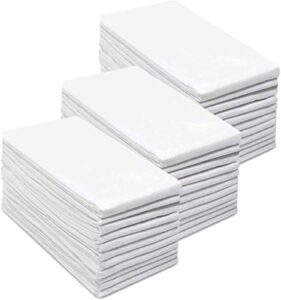 simpli-magic 79374 flour sack kitchen towels, pack of 14, white