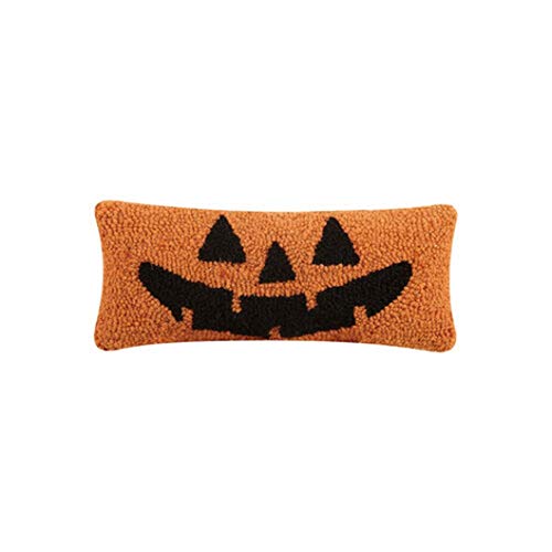 Peking Handicraft 31TG832C05OB Jack-O-Lantern Hook Pillow, 12-inch Length