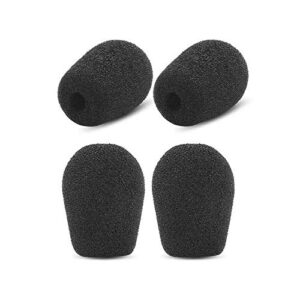 YDYBZB 5 Pair Mic Covers Compatible with VXI Blueparrott B250XT B350XT B450XT B550-XT C400-XT S450-XT Headset Universal Foam Microphone Windscreens (5 Pair)