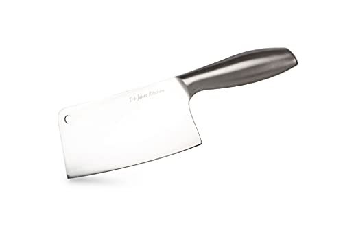 Irb Jones Profession Butcher Knife - Stainless Steel Chopper used at Home or Restaurant, Sharp Meat Cleaver used by Chef's