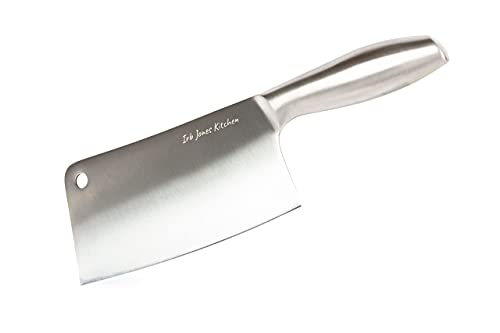 Irb Jones Profession Butcher Knife - Stainless Steel Chopper used at Home or Restaurant, Sharp Meat Cleaver used by Chef's