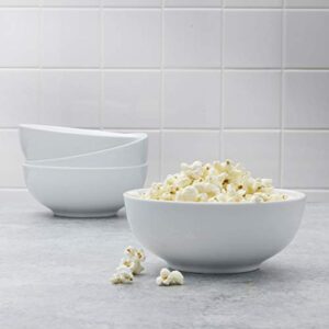 Everyday White by Fitz and Floyd Soup Cereal Porcelain Bowls, Set of 4