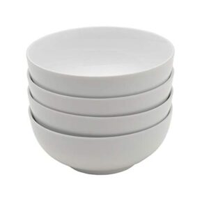 Everyday White by Fitz and Floyd Soup Cereal Porcelain Bowls, Set of 4