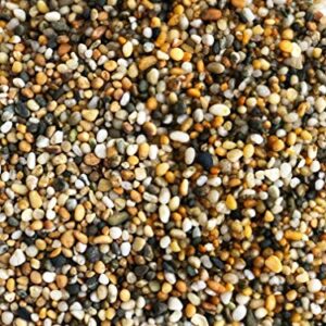 AquaNatural Gold Pearl 10lb Gravel Substrate for Aquariums, terrariums and vivariums, 2-4mm