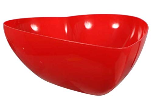 Red Valentine Heart-Shaped Deep Bowl