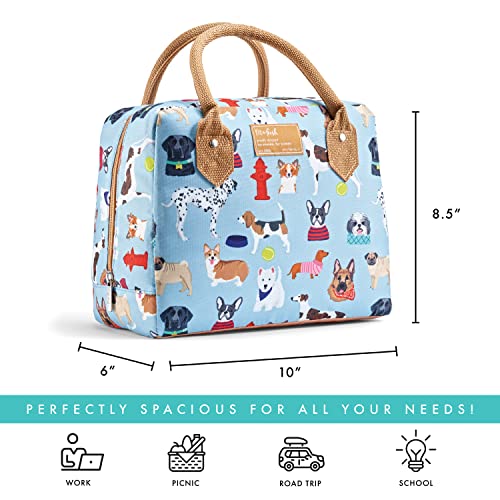 Fit+Fresh Bloomington Adult Insulated Lunch Bag Women Love, Lunchbox, Lunch Tote - Cute Small Lunch Box For Women - Lunch Box Men, Lunch Bags Women, Insulated Lunch Box, Lunch Boxes, Adult Lunch, Dogs