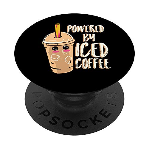 Anime lover Iced Coffee Kawaii PopSockets Swappable PopGrip