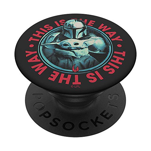 Star Wars: The Mandalorian & Child This Is The Way Circle PopSockets PopGrip: Swappable Grip for Phones & Tablets