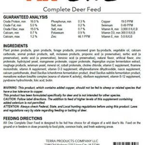 Terra Products Co. AX One - Complete Deer Feed Antler Xcelerator (40lb)