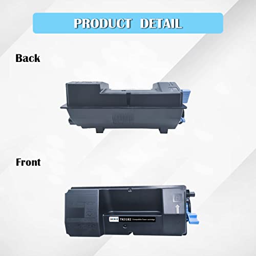 ASEKER Compatible TK3182 TK-3182 TK 3182 1T02T70US0 Toner Cartridge for Kyocera EcoSys P3055dn M3655idn Printer 21000 Pages (Black,1-Pack)