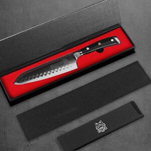 ZINPLE Damascus Chef Knife 8 Inch, Santoku Chef's Knife Professional Kitchen Knife, High Carbon VG10 Super Steel 67-Layer Damascus, Meat Cutting Japanese Chef's Knife Gift Box, Ergonomic G10 Handle