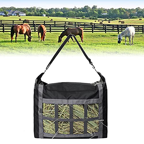 Tylu Hay Bags for Horses,Slow Feed Hay Bag Hay Feeder Net for Goats Alpacas Indoor Outdoor Grazing Feeding - Large Capacity