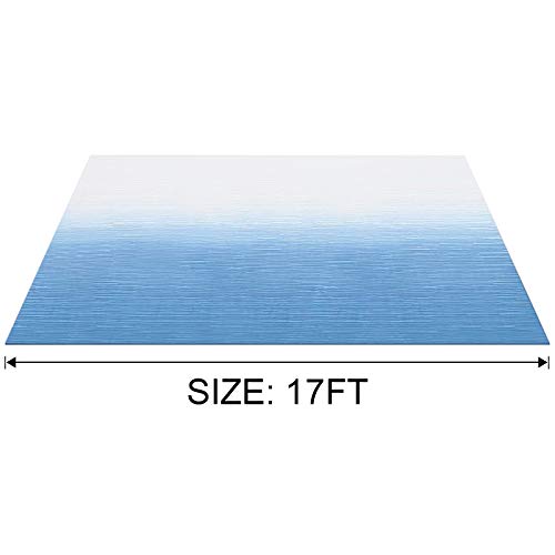 RV Awning Fabric Replacement Waterproof Vinyl Shade Screen for Awnings Camping Universal Fit Fabric Sun Shade UV Sun Blocker Canopy RV Awning Shade Shelter Fabric - 17' (Fabric 16'2")