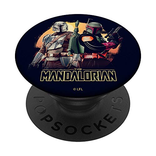 Star Wars: The Mandalorian & Boba Fett Team Up R15 PopSockets PopGrip: Swappable Grip for Phones & Tablets