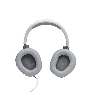 JBL Quantum 100 - Wired Over-Ear Gaming Headphones - White (Renewed)