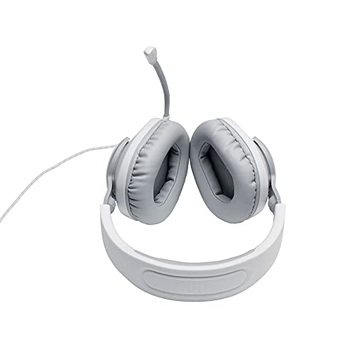 JBL Quantum 100 - Wired Over-Ear Gaming Headphones - White (Renewed)