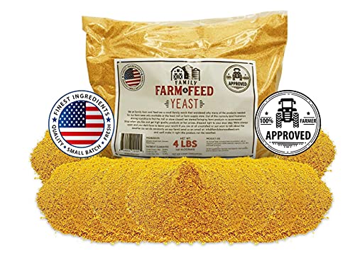 Family Farm and Feed | Brewers Yeast | Animal and Pet | Young and Adult | Granular | 4 Pounds