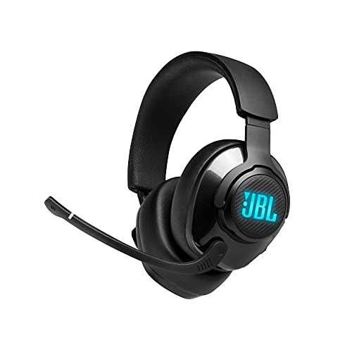 JBL Quantum 400 - Wired Over-Ear Gaming Headphones with USB and Game-Chat Balance Dial - Black (Renewed)