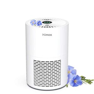 Himox Small Air Purifier for bedroom and AP01 Compact Desk Air Purifier Both H13 True HEPA Medical Grade Ultra Quiet