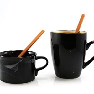 Honey Bear Kitchen Silicone Stirring Spoon (Set of 2, Black Bear Black) for Coffee & Tea