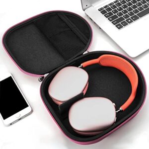 Linkidea Nova Headphones Carrying Case Compatible with AirPod Max Case, Protective Hard Shell Travel Bag (Pink)