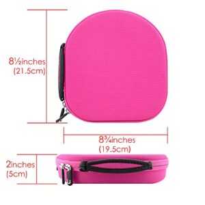 Linkidea Nova Headphones Carrying Case Compatible with AirPod Max Case, Protective Hard Shell Travel Bag (Pink)