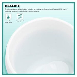 DOITOOL Insulated Lunch Container Insulated Food Jar Soup Lunch Container Bento Box Vacuum Thermal Microwavable Food Storage Container Flask with Spoon Green Water Cup