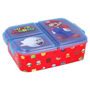 stor |multi compartment sandwich box super mario box