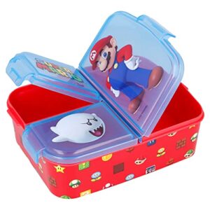 Stor |Multi Compartment Sandwich Box Super Mario Box