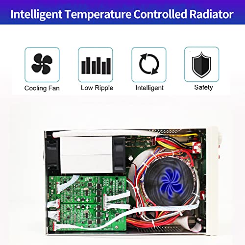 MATRIX MPS3033X Programmable Linear DC Bench Power Supply,3 Channel 0-30V/0-3A Adjustable，Single Channel 0-6V/0-3A Adjustable Regulated Output High Precision 1mV/1mA Resolution Low Ripple and Noise