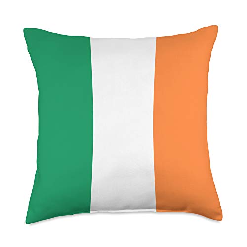 Miftees Country Flag Gifts Ireland Irish Flag Throw Pillow, 18x18, Multicolor