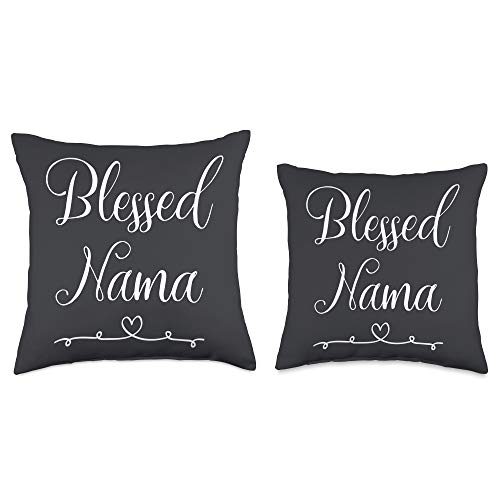 Nama Gifts Blessed Nama Throw Pillow, 18x18, Multicolor