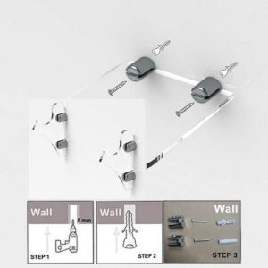 QiXin Lightsaber Rack Wall-Mounted Lightsaber Rack Lightsaber Wall-Mounted Wall Mount Wall Mount Bracket-Includes Hardware