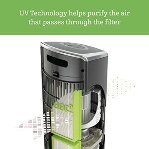 Holmes® Bug-Reducing True HEPA Filter Air Purifier, Medium Room Air Cleaner, Oscillating Air Purifier with UV Technology