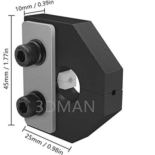 3Dman Filament Welder Connector, Broken Filament Connector Sensor for 1.75mm Filament 3D Printers, Red