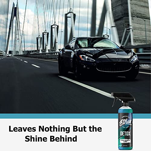 Ethos Detox - Ceramic Coating Prep Spray, Panel Wipe, Glass Cleaner - Remove Your Old Ceramic Coating, Wax, or Sealant - Multi-Purpose Formula - Leaves Nothing But the Shine