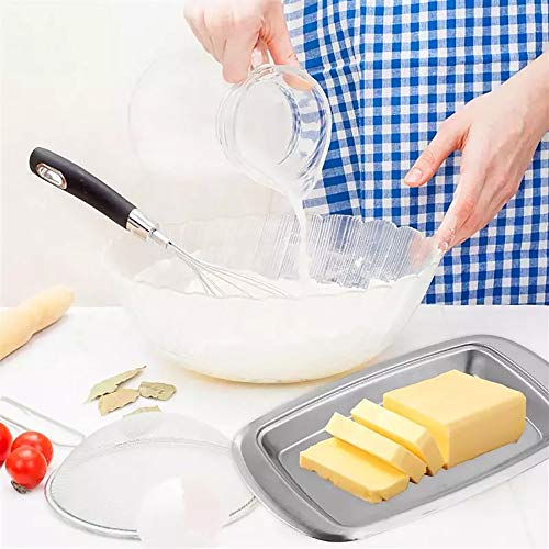 Butter Dish with Lid and Butter Spreader,Butter Dish Size Perfect for Butter Stick,Multi-Purpose Serving Food Dish Tray Kitchen Gadgets