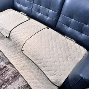 RBSC Home Sofa Slipovers Waterproof Sofa Covers for Dogs, Couch, Loveseat and Large Sofas (Brown, 68")