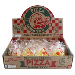 Raymond Geddes Pizza Boba Stress Balls Fidget Toys (Pack of 12)