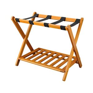 Casual Home Luggage Rack, Honey Oak (New)