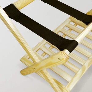 Casual Home Luggage Rack, Natural (New)