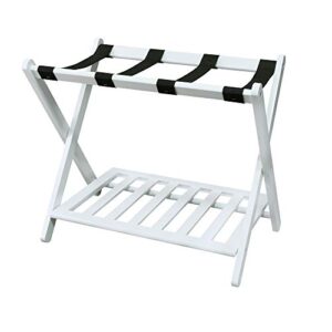 Casual Home Luggage Rack, White (New)