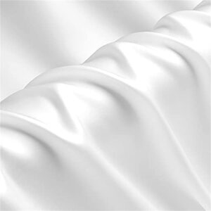 orfemui 19mm silk charmeuse satin fabric 45" width 100% silk fabric plain color by the yard