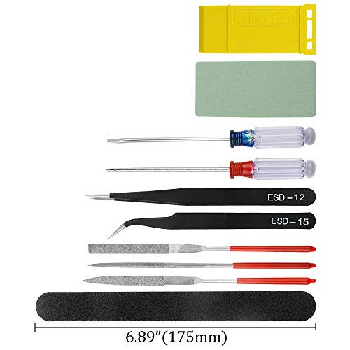 XINGYHENG 25Pcs Model Basic Tools Craft Set for Gundam Model Tools Kit with Plastic Box Model Assemble Car Hobby Model Building Repairing and Fixing DIY Craft Kit