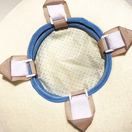 SONGBIRDTH Hamster Hammock - Fashion Squirrel Hamster UFO Shape Hanging House Small Animal Cute Warm Hammock for Sugar Glider Ferret Squirrel Blue White L